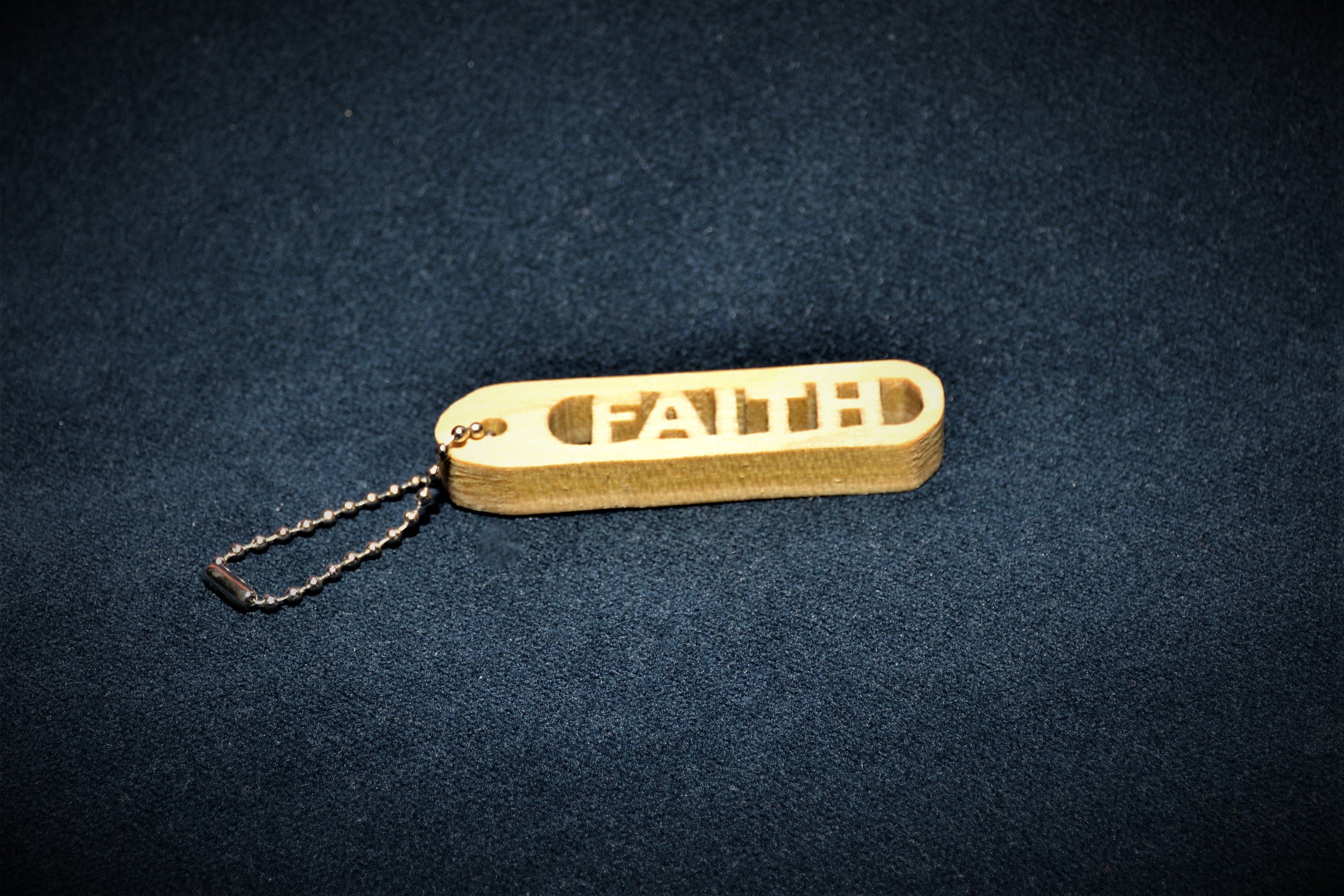 Faith Keychain Wood Keychain Wooden Word Keychain - Etsy