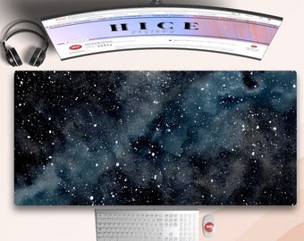 Zodiac Desk Mat Celestial Desk Pad Astrology Large Gaming - Etsy