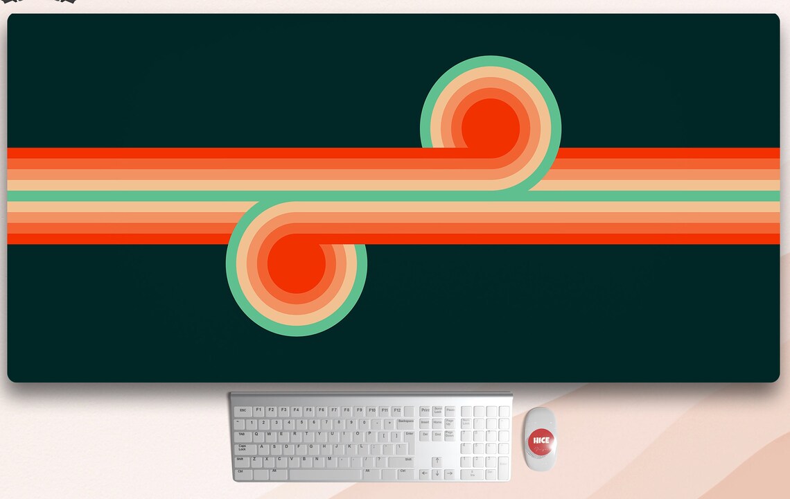 Minimal Abstract Art Aesthetic Desk Mat Desk Mat Extra Large - Etsy