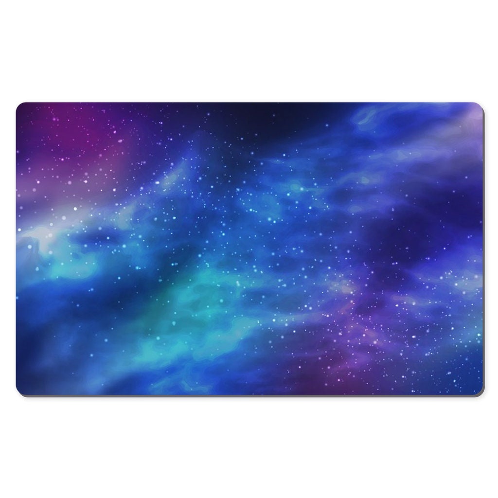 Shiny Colorful Galaxy Desk Mat Extra Large Extended Mouse - Etsy