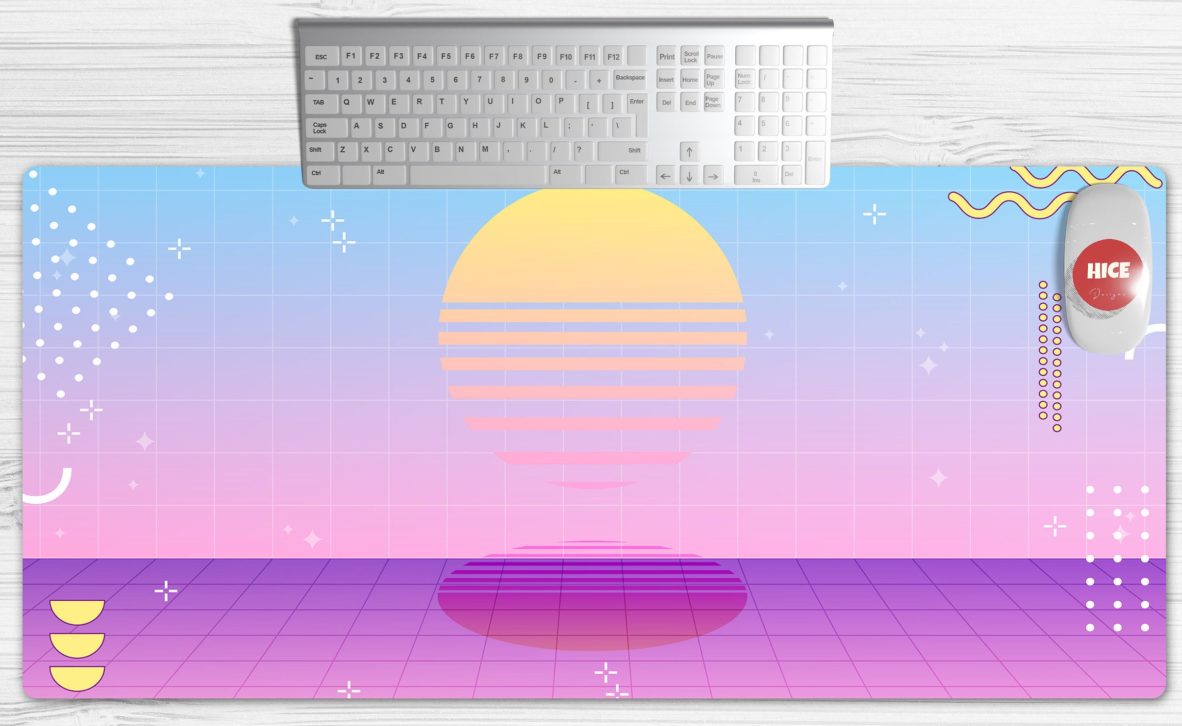 Cute Pastel Purple Kawaii Desk Mat Cute Cute Mousepad Cute Etsy