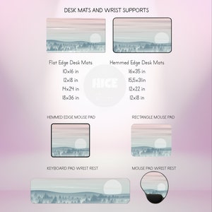 Minimal Abstract Art Aesthetic Desk Mat, Desk Mat Extra Large, Desk Mat ...