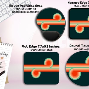 Minimal Abstract Art Aesthetic Desk Mat, Desk Mat Extra Large, Desk Mat ...