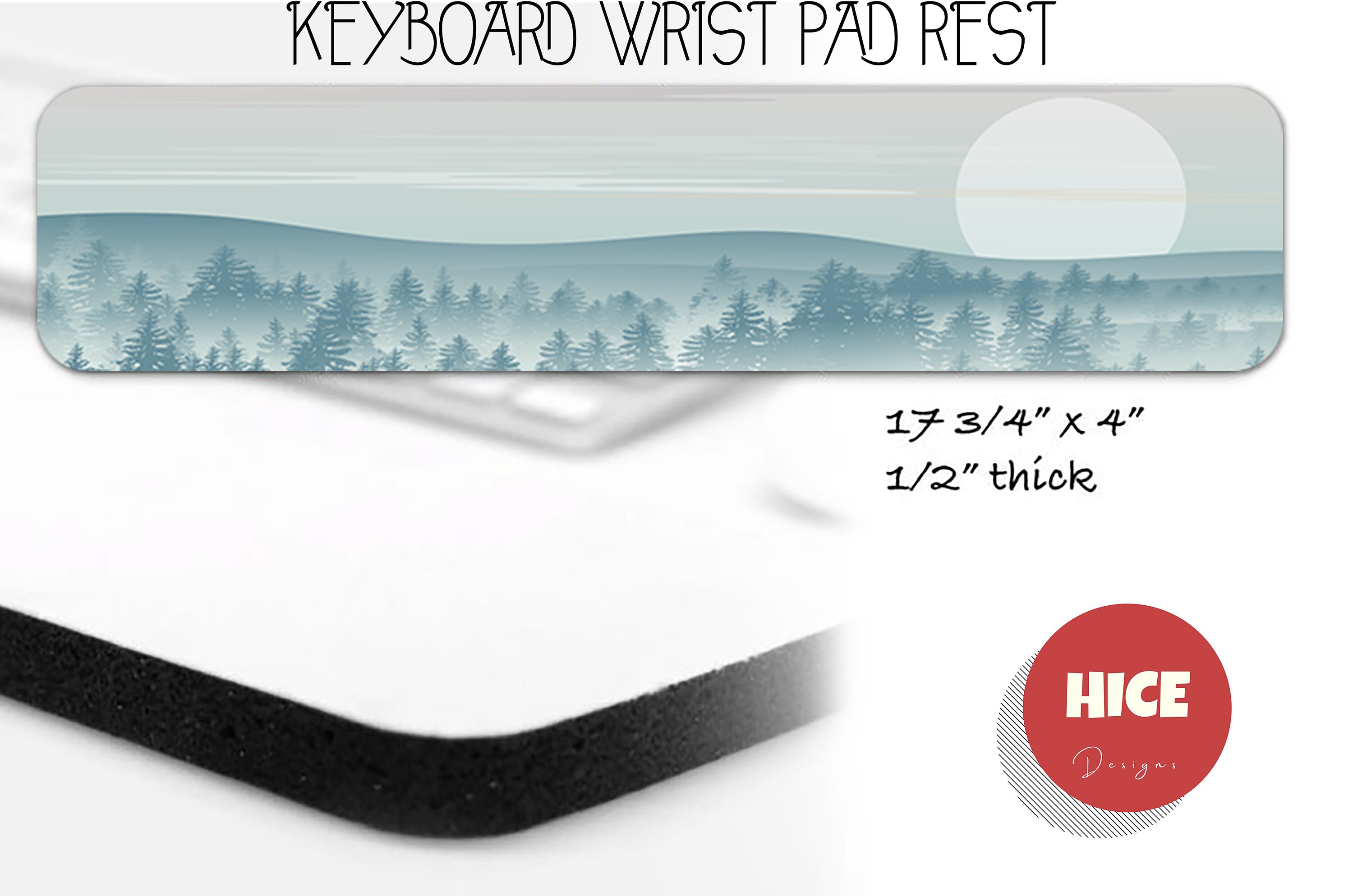 Blue Anime Night Extra Large Desk Mat Anime Extended Mouse | Etsy