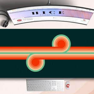 Minimal Abstract Art Aesthetic Desk Mat, Desk Mat Extra Large, Desk Mat ...