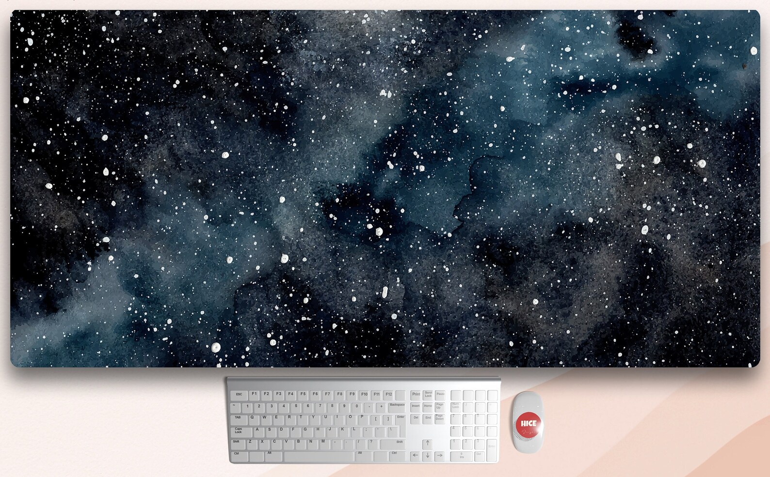 Dark Starry Deep Space Desk Mat Desk Mat for Home Office - Etsy
