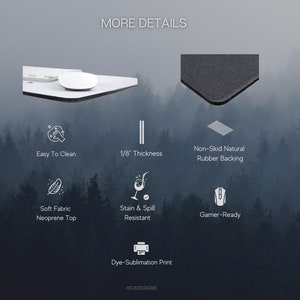 Cute Pink Tree Desk Mat Extra Large, Desk Mat Cute, Extended Mouse Pad ...