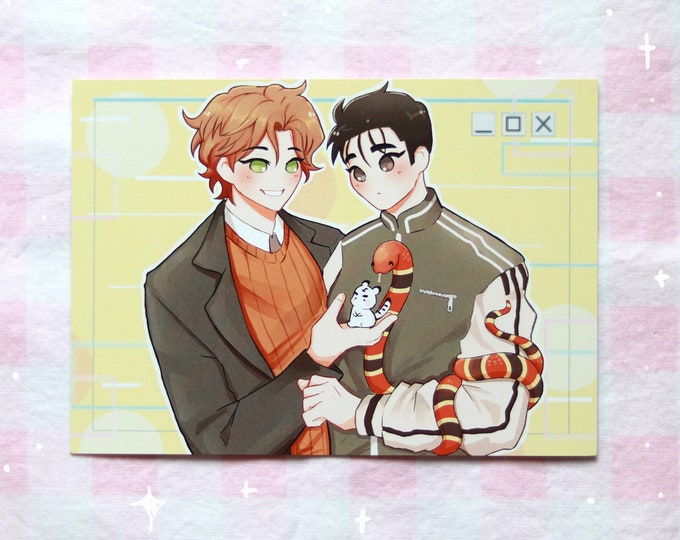 Coral Snake X Snow Tiger 7x5 BL Print - Etsy