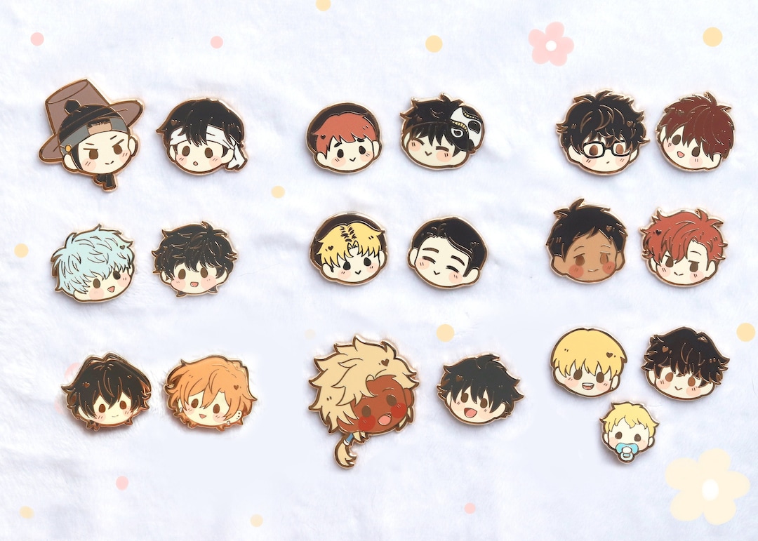 Chibi Head Pin Restock - Etsy