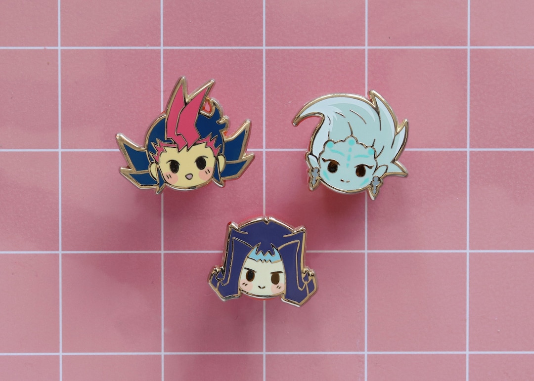 Zeal Chibi Head Pin - Etsy