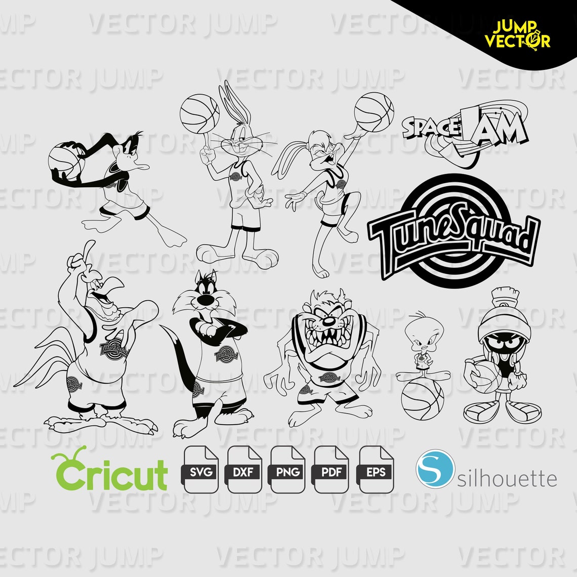 Space Jam dxf eps svg pdf png cricut silhouette | Etsy