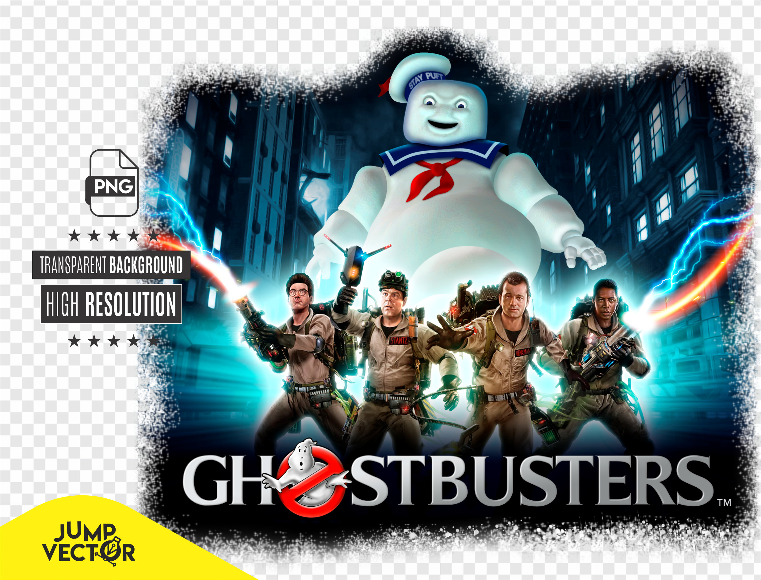 Ghostbusters png clipart instant download high resolution | Etsy