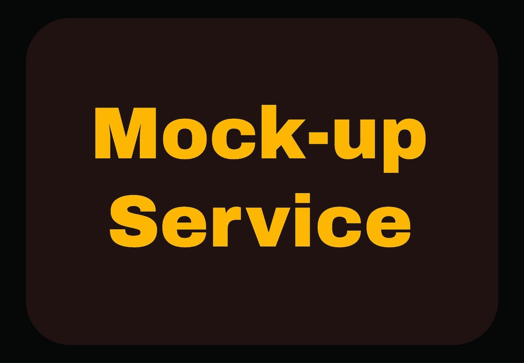 Mock-up Service - Digital File - Etsy