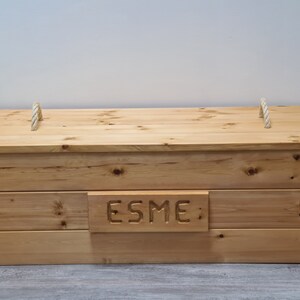 Personalised Toy Box Rope Handle - Etsy UK