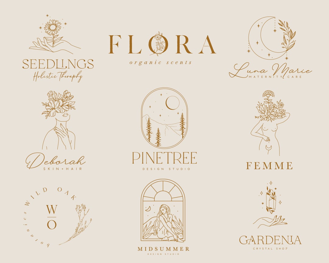 Custom Hand Drawn Logo | Small Business Logo | Minimalist Logo Design ...