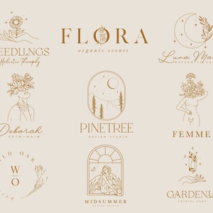 Custom Hand Drawn Logo Small Business Logo Minimalist Logo Design ...