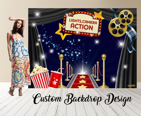 Red Carpet Flash Stars Background Graduation Ceremony Party - Etsy