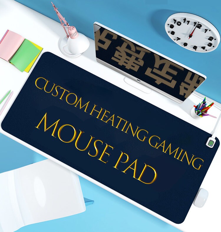 Custom Heating Gaming Mouse Pad custom Logo Pattern Desk Pad Mat Large Mouse Pad personalized Mouse Pad Print Your Brand on the Desk Mat Etsy
