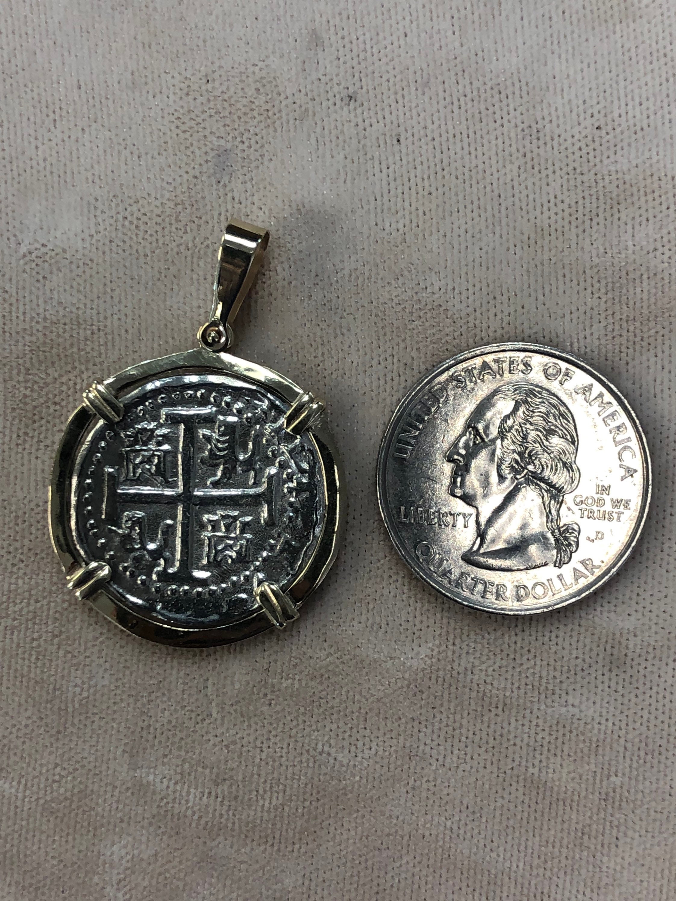 Atocha Coin/gold Bezel - Etsy