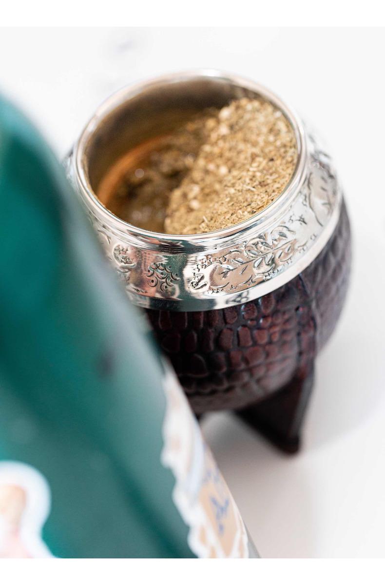 Original Calabash Torpedo Mate Cup TORPEDO CROCO | Yerba Mate Gourd Cup ...