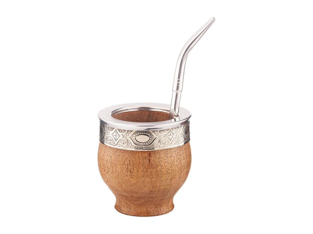 Original Wooden IMPERIAL Mate Cup | Yerba Mate Gourd Cup | Mate ...