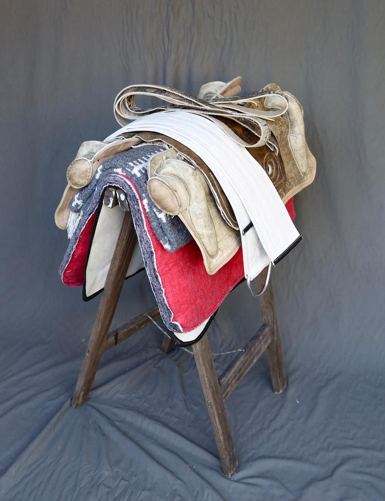 Handmade Argentine Gaucho Saddle Recado Criollo | Raw Leather ...