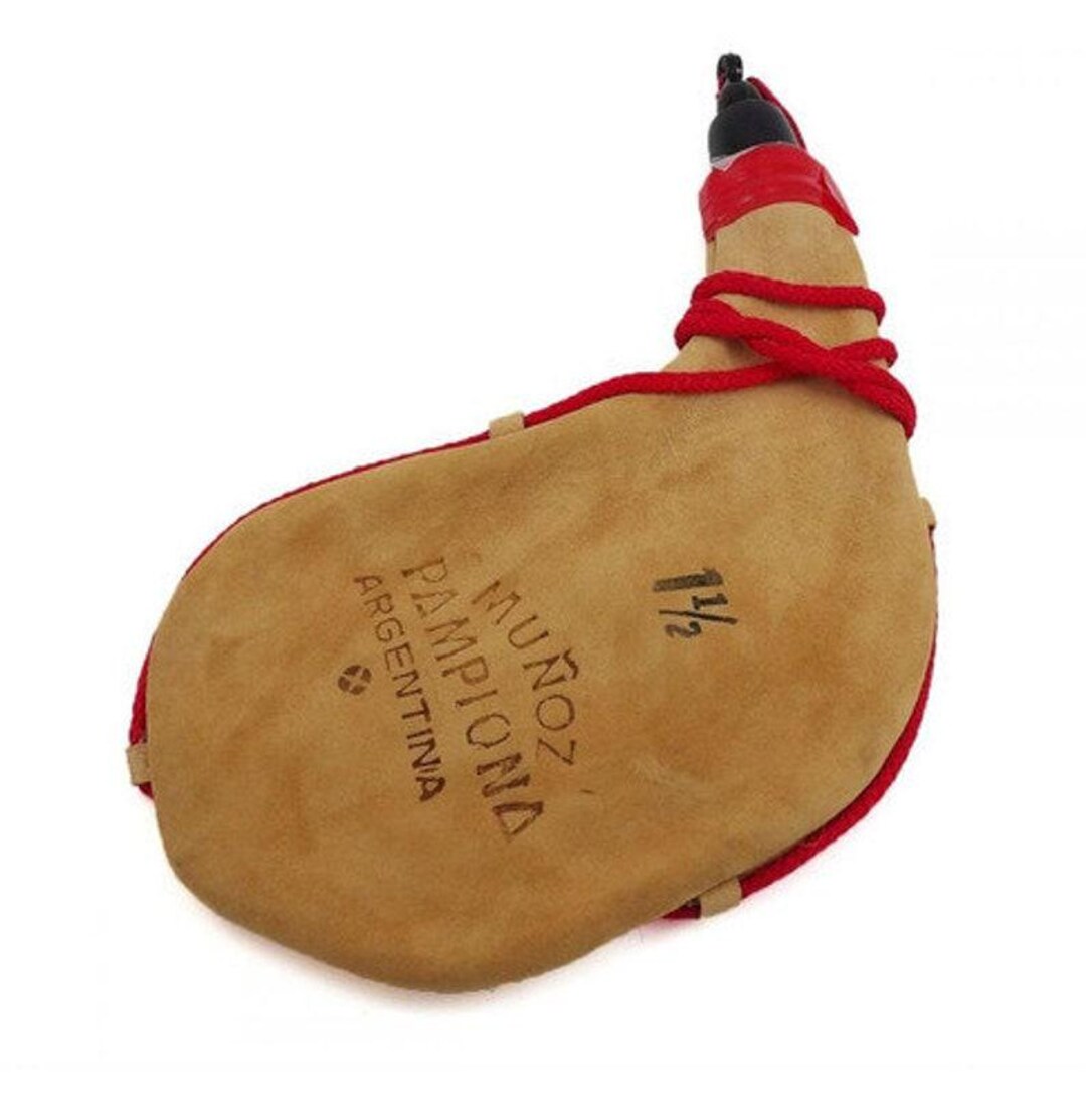 Traditional Wine Leather Boot | Wineskin | Wine Gift | Spanish Wine ...