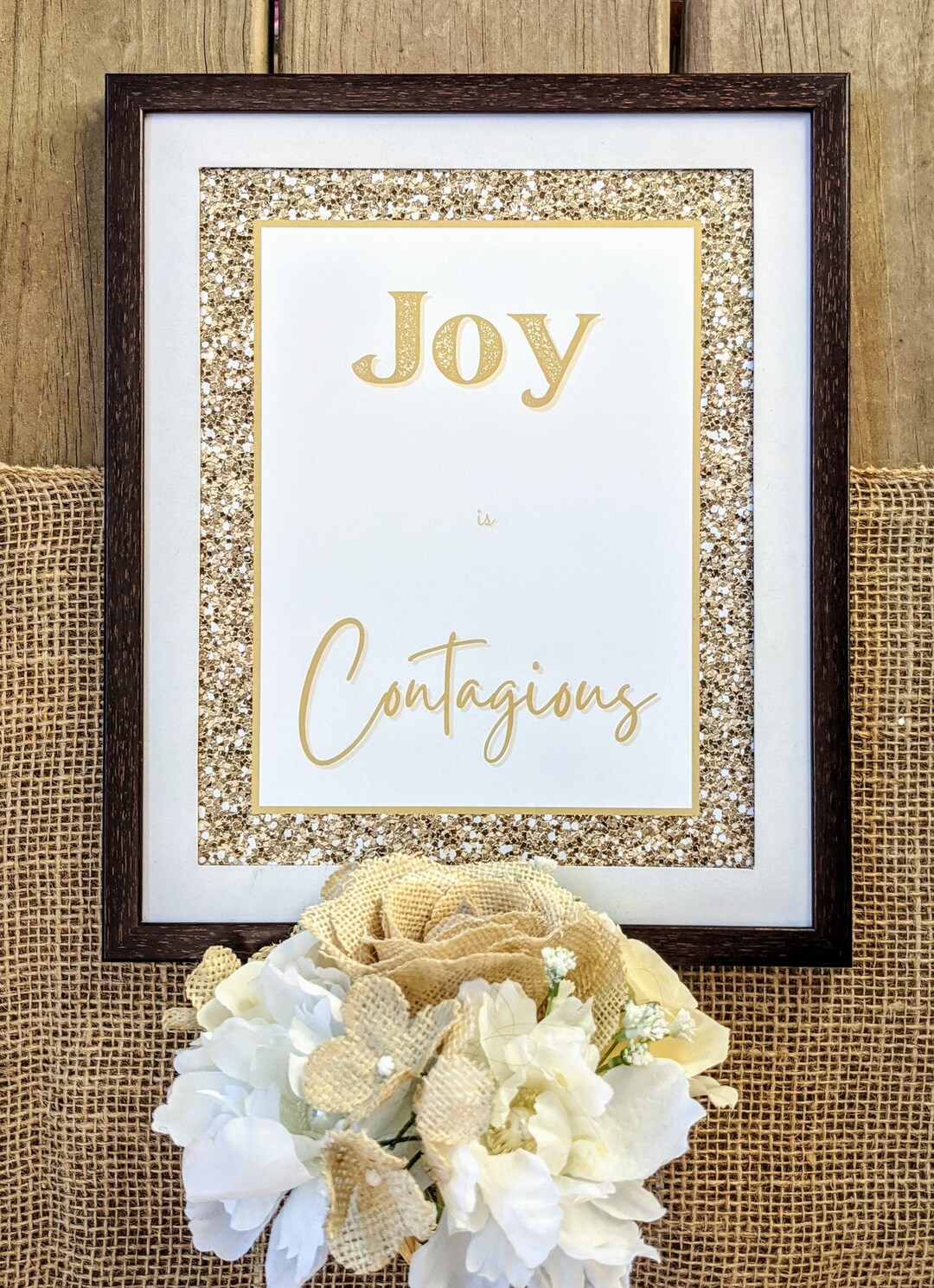 Joy is Contagious Instant Download Digital Color Print in Various Sizes ...