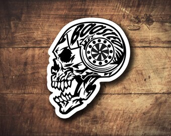 Skull Decal - Etsy UK