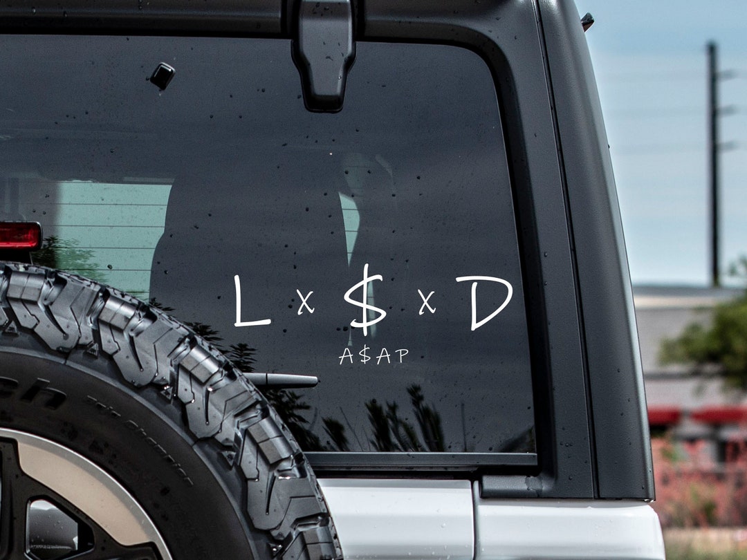 LSD - ASAP Rocky Vinyl Decal Sticker - Etsy