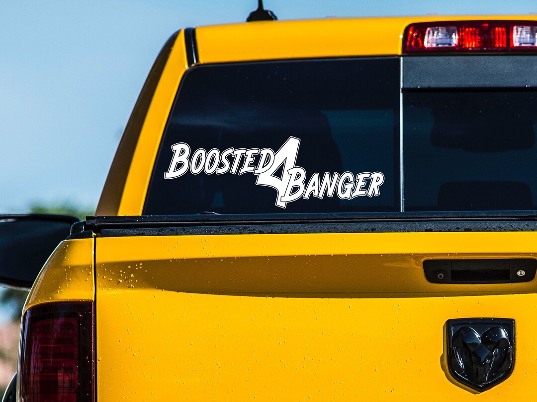 Boosted 4 Banger Vinyl Decal Sticker - Etsy