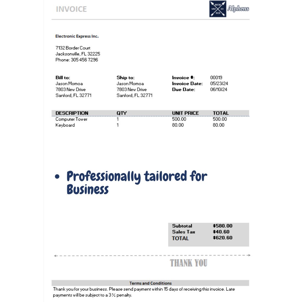 Advance Invoice Generator, Invoice Template & Tracker | Invoice Manager ...