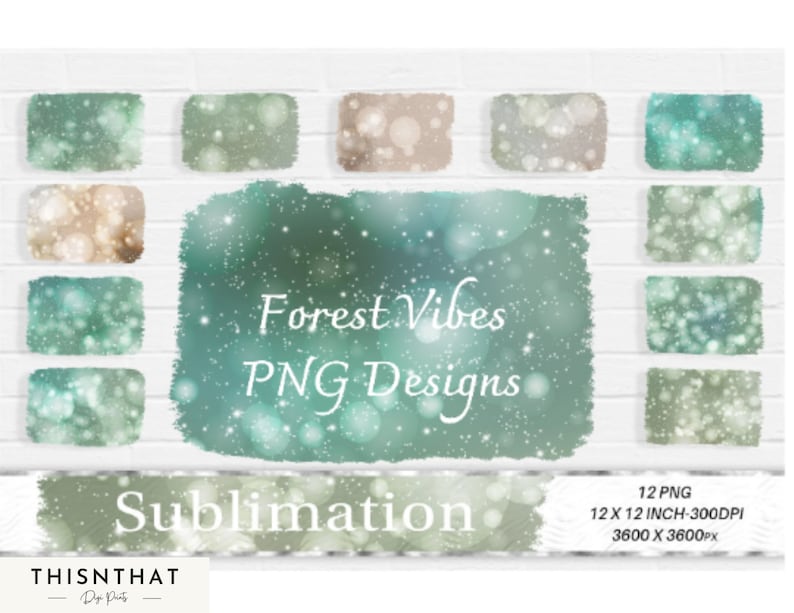 Forest Vibes PNG Designs - 12 PNG Templates - Designs - Digital ...