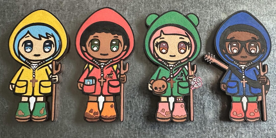Luce and Friends Fridge Magnets: Catholic Pilgrims of Hope, Hand ...