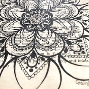 Mandala: Original Pen and Ink Drawing - Etsy