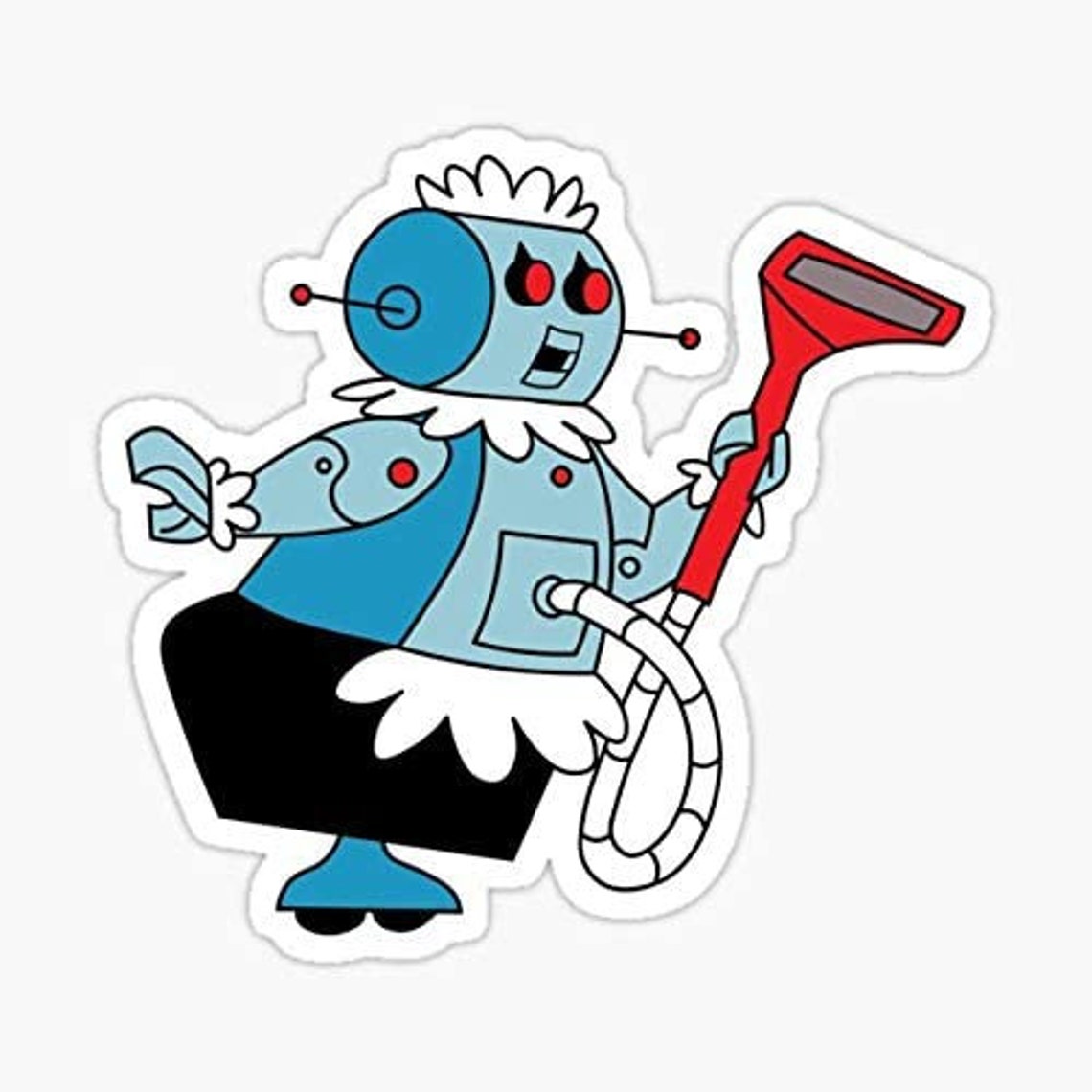 Rosie The Robot Maid from The Jetsons Sticker Sticker | Etsy