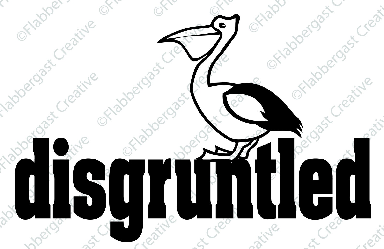 Schitt's Creek SVG File: Disgruntled Pelican With Graphic - Etsy