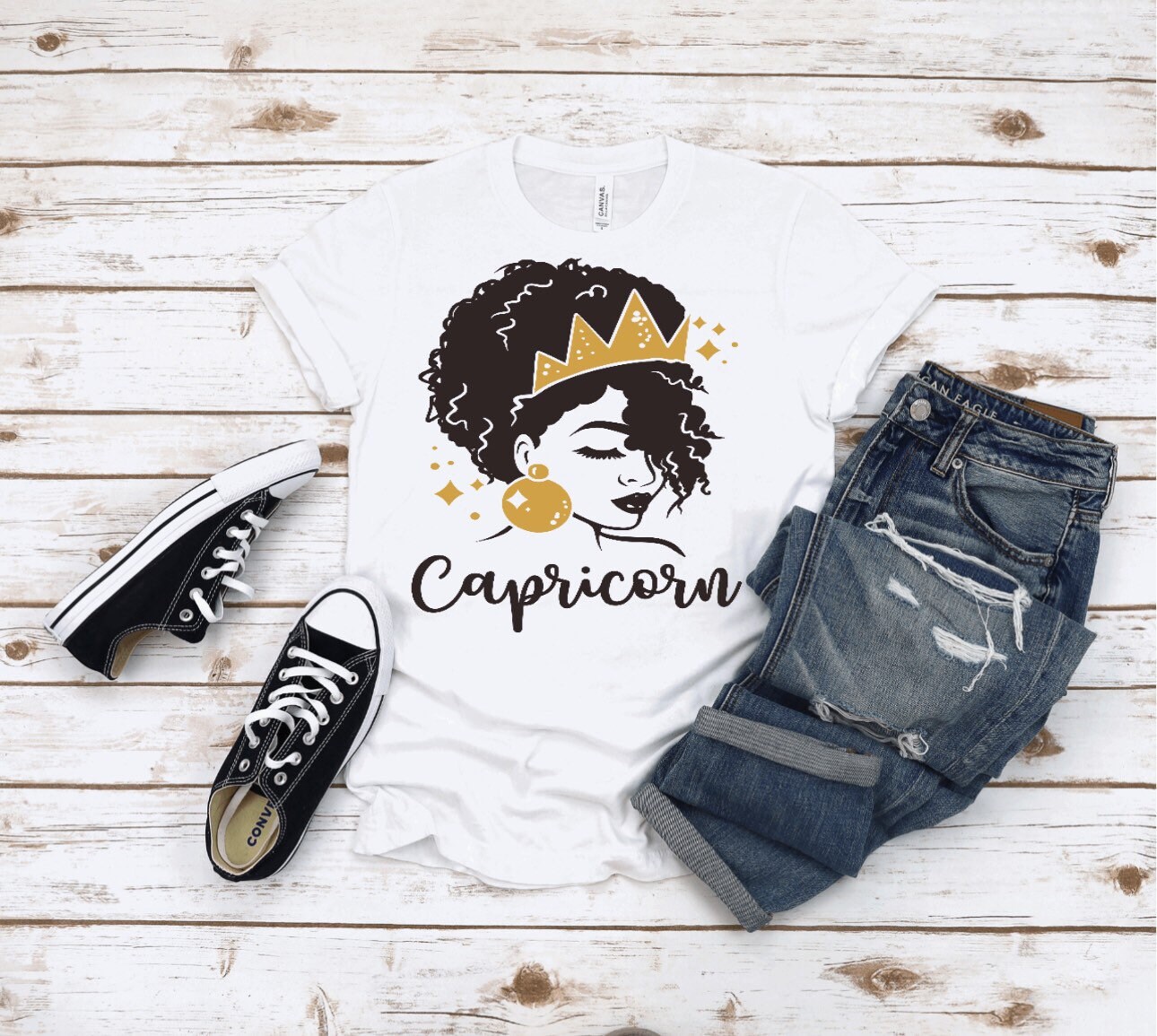 Capricorn Queen Tee Etsy