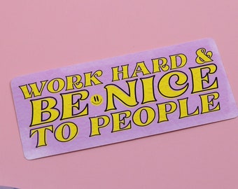 Nice Work Sticker | Etsy