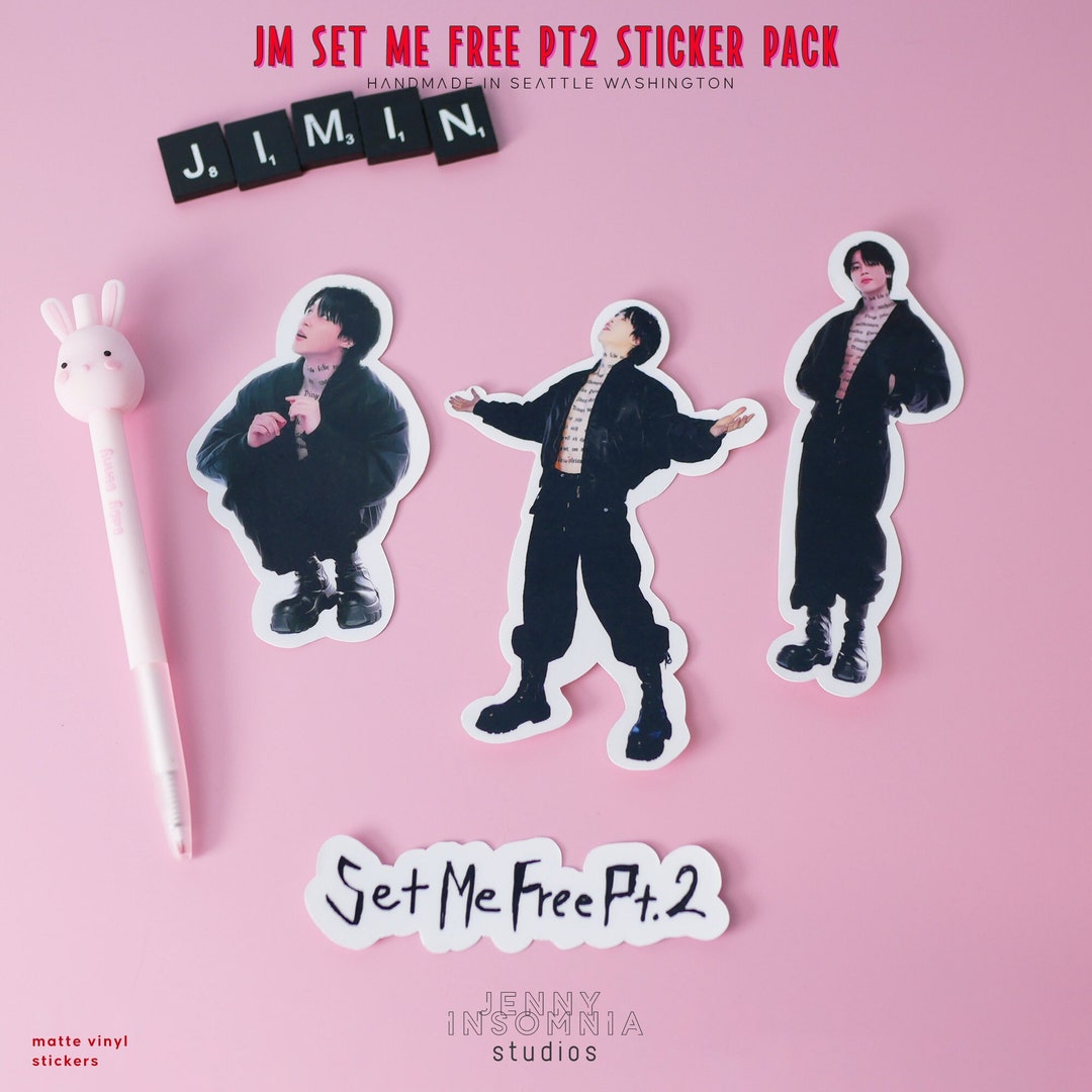 BTS 방탄소년단 Jimin Set Me Free Pt2 Sticker Pack Park Jimin - Etsy
