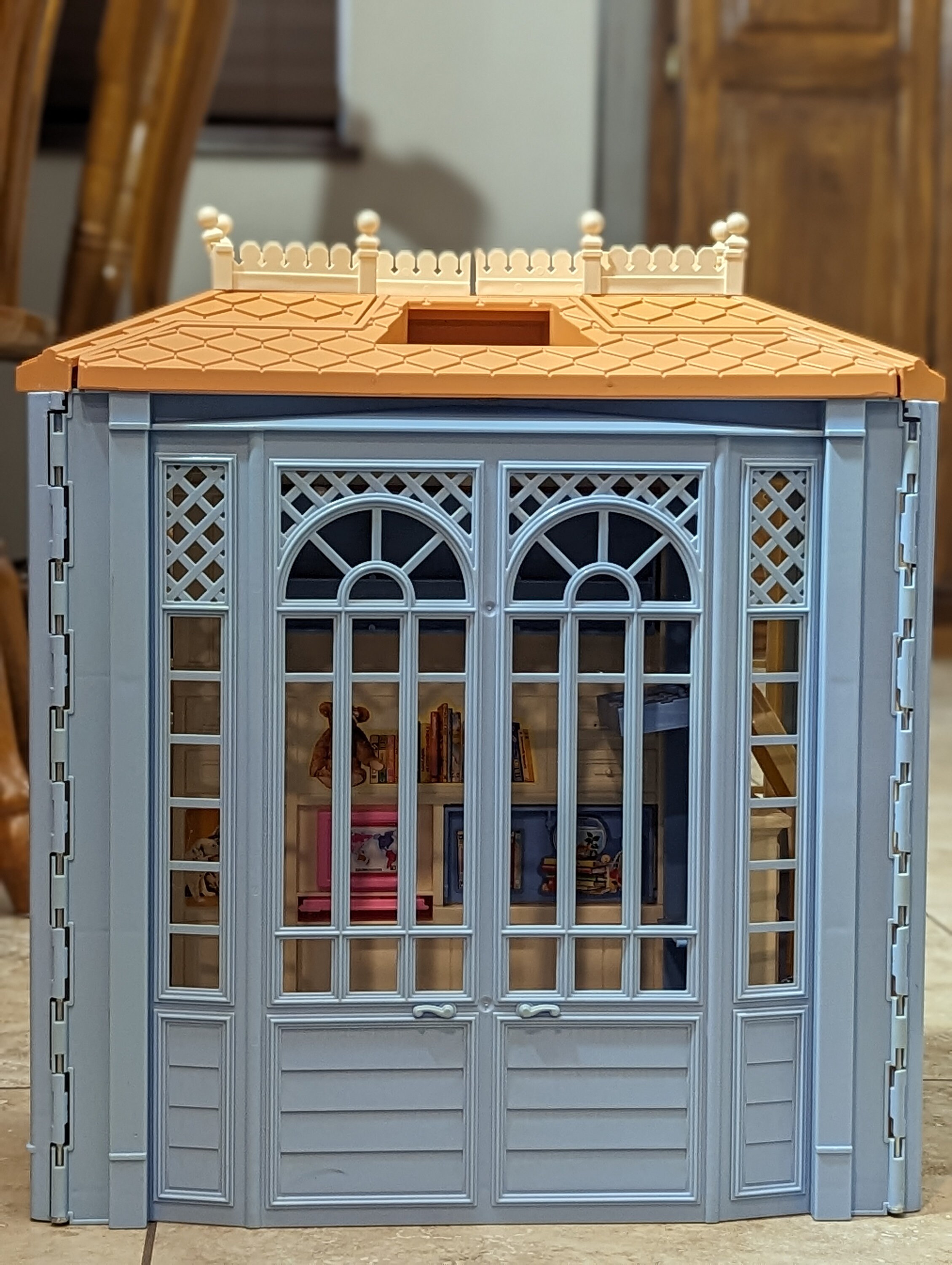 Vintage Foldup Barbie House 1998 Family Cottage Blue Barbie - Etsy
