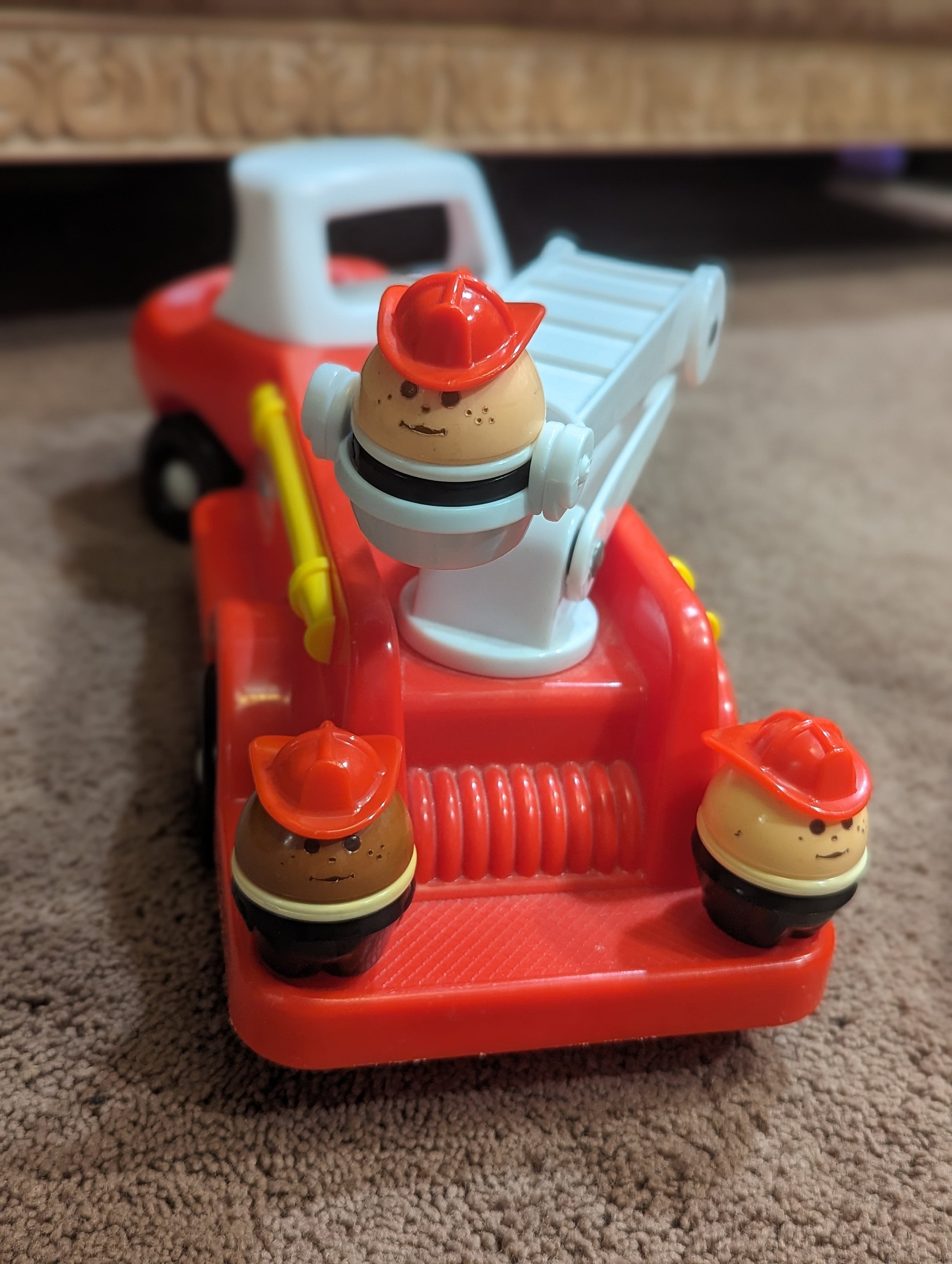 Vintage Little Tikes Firetruck and Crane Set, 1980s Little Tikes ...