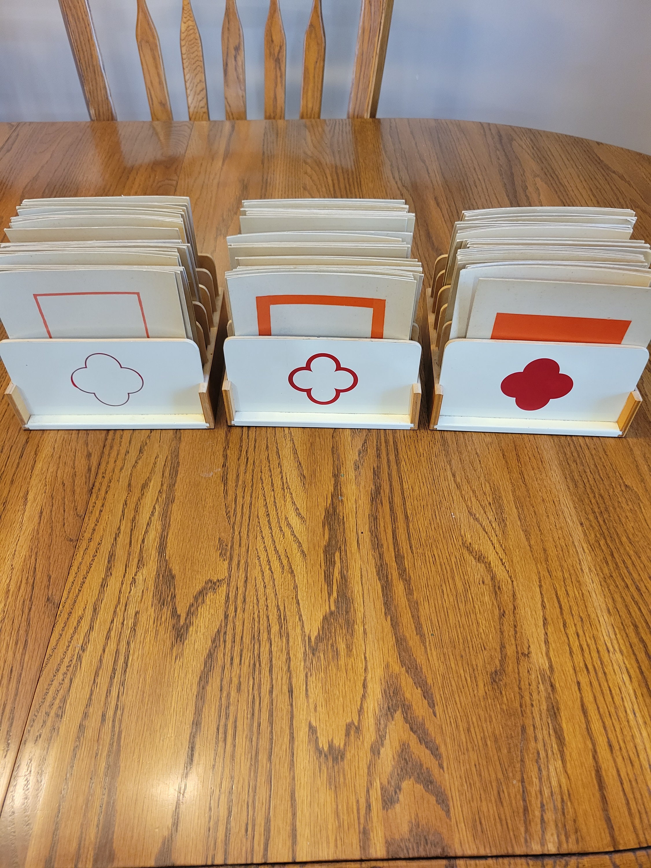 Large Math Montessori Drawer Set Montessori Shapes Cabinet - Etsy