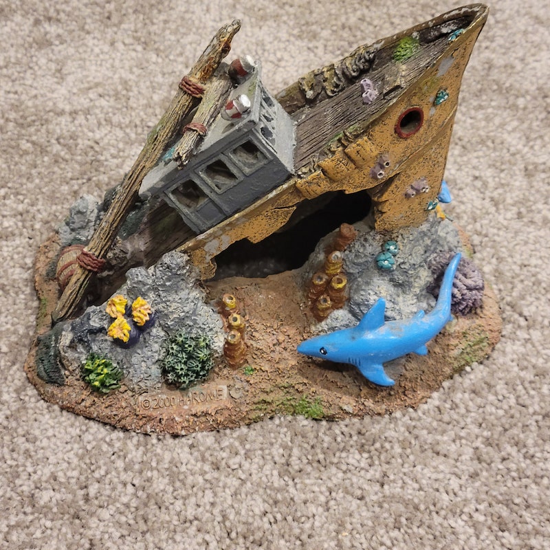 Shipwreck Aquarium Decor - Etsy