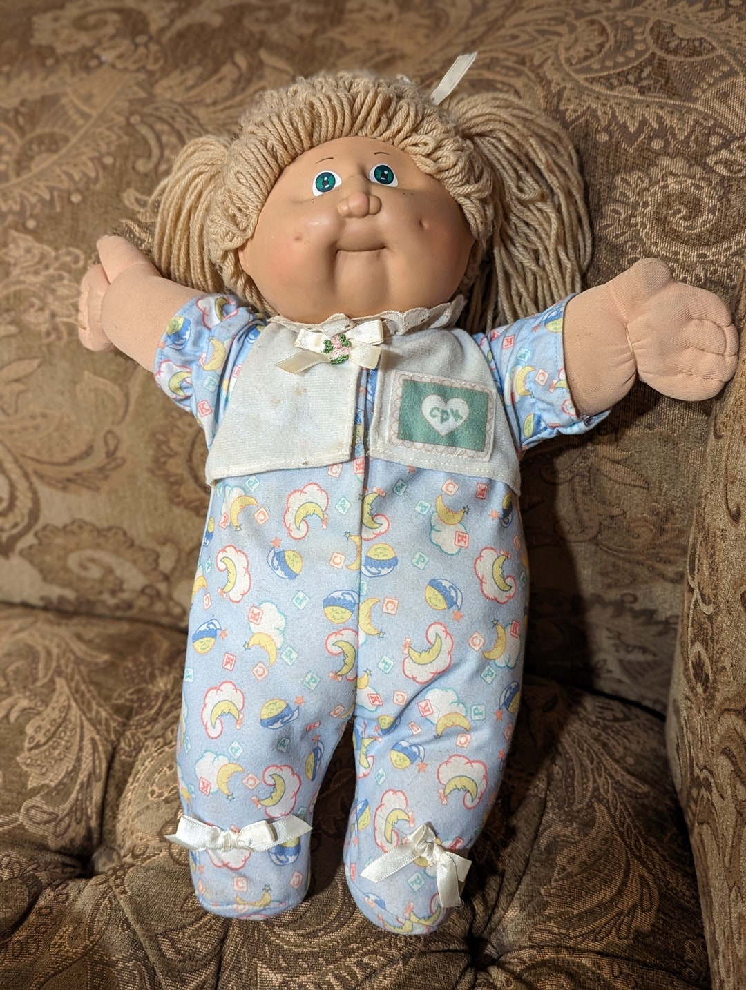 Original 1983 Cabbage Patch Kid in Original Onesie, Black Signature ...