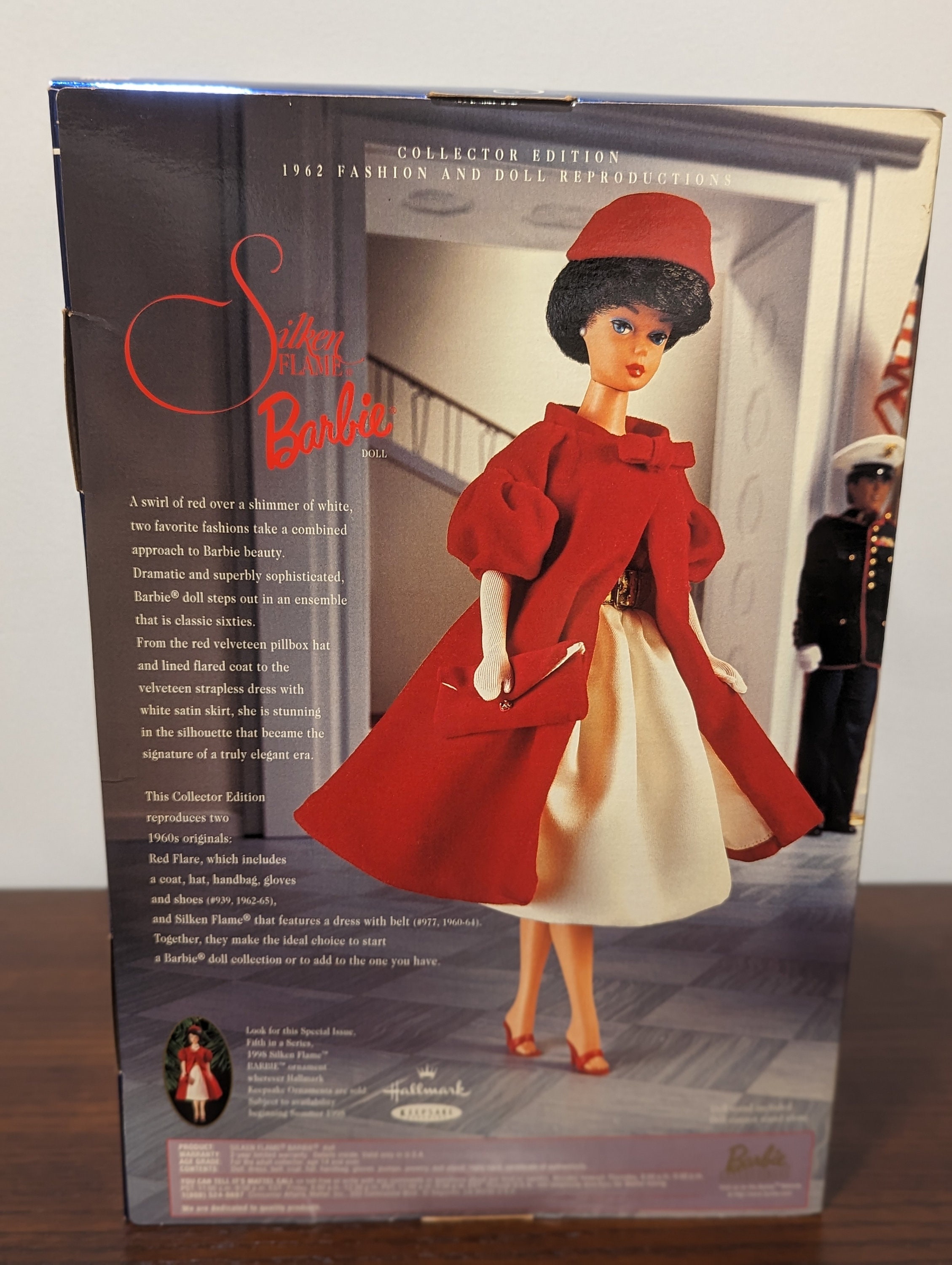 Silken Flames Barbie, Mattel 1997 Collector Edition Barbie, 1962 ...