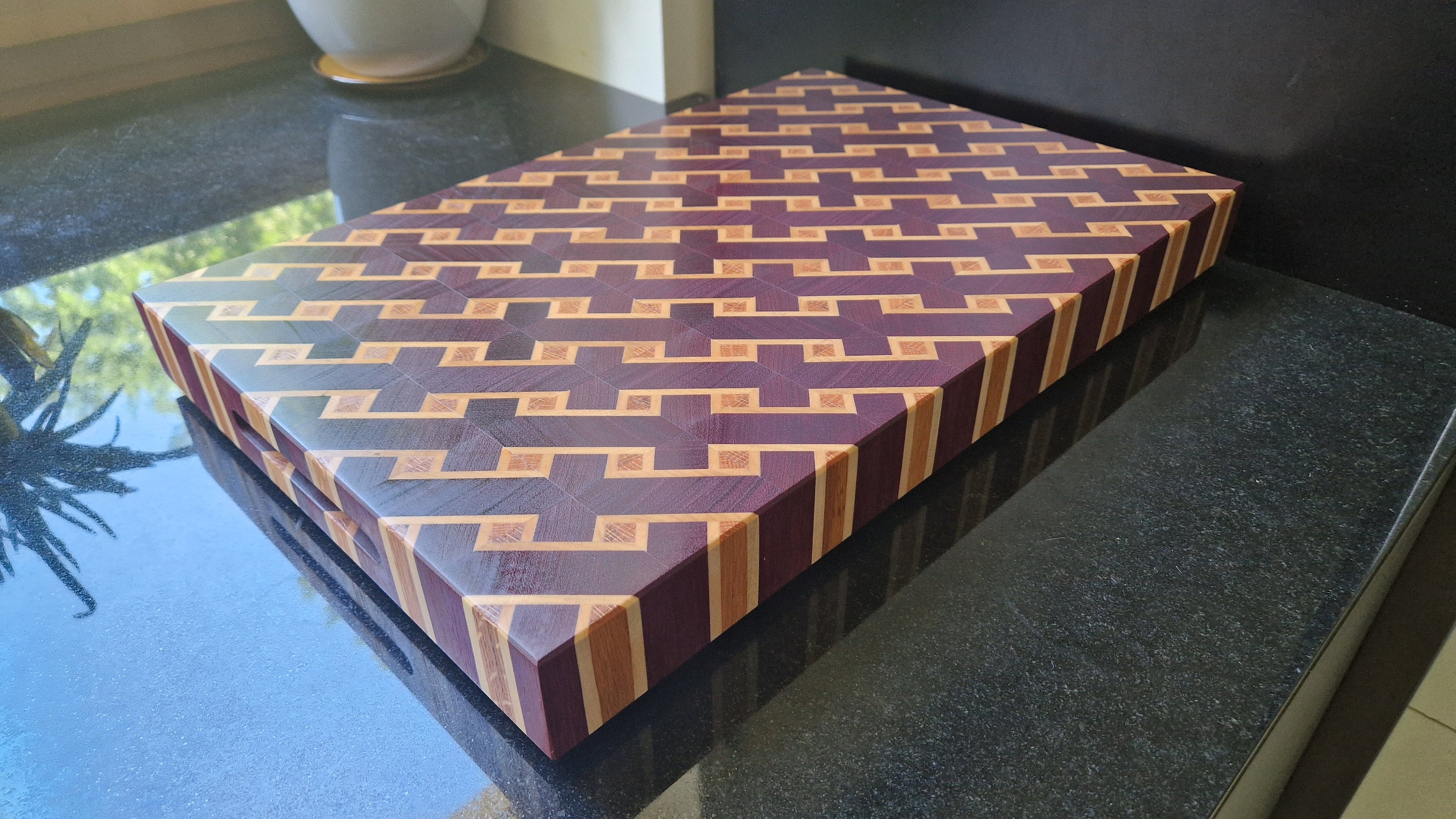 PURPLE HEART End Grain Cutting Board - Etsy