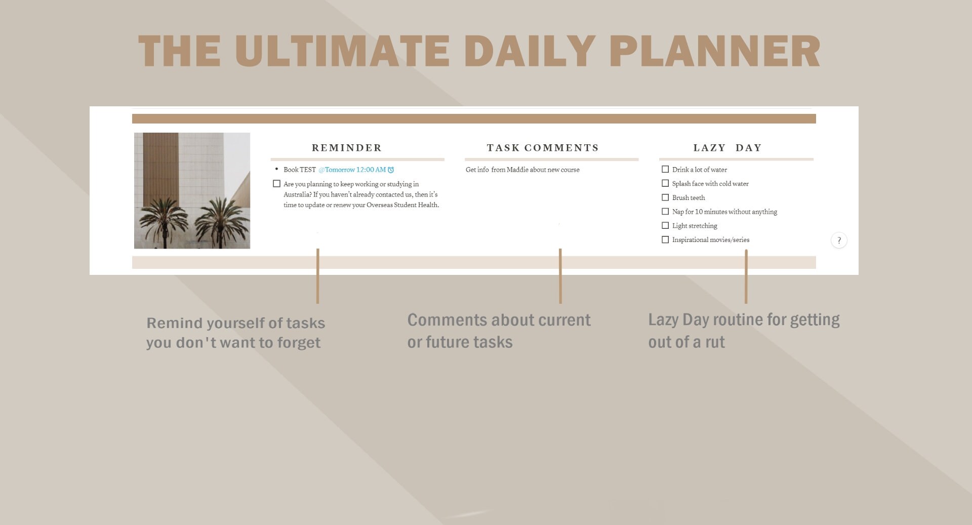 ULTIMATE DAILY PLANNER Notion Template - Etsy
