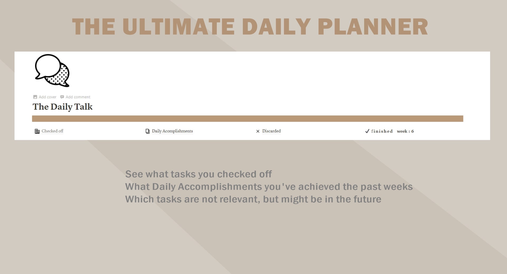 ULTIMATE DAILY PLANNER Notion Template - Etsy