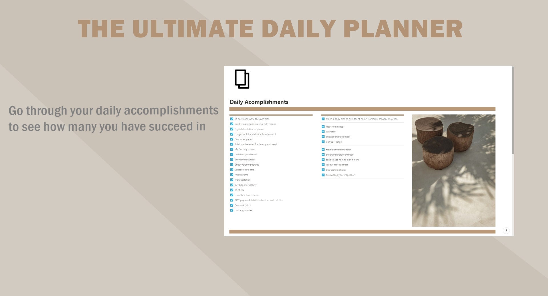 ULTIMATE DAILY PLANNER Notion Template - Etsy